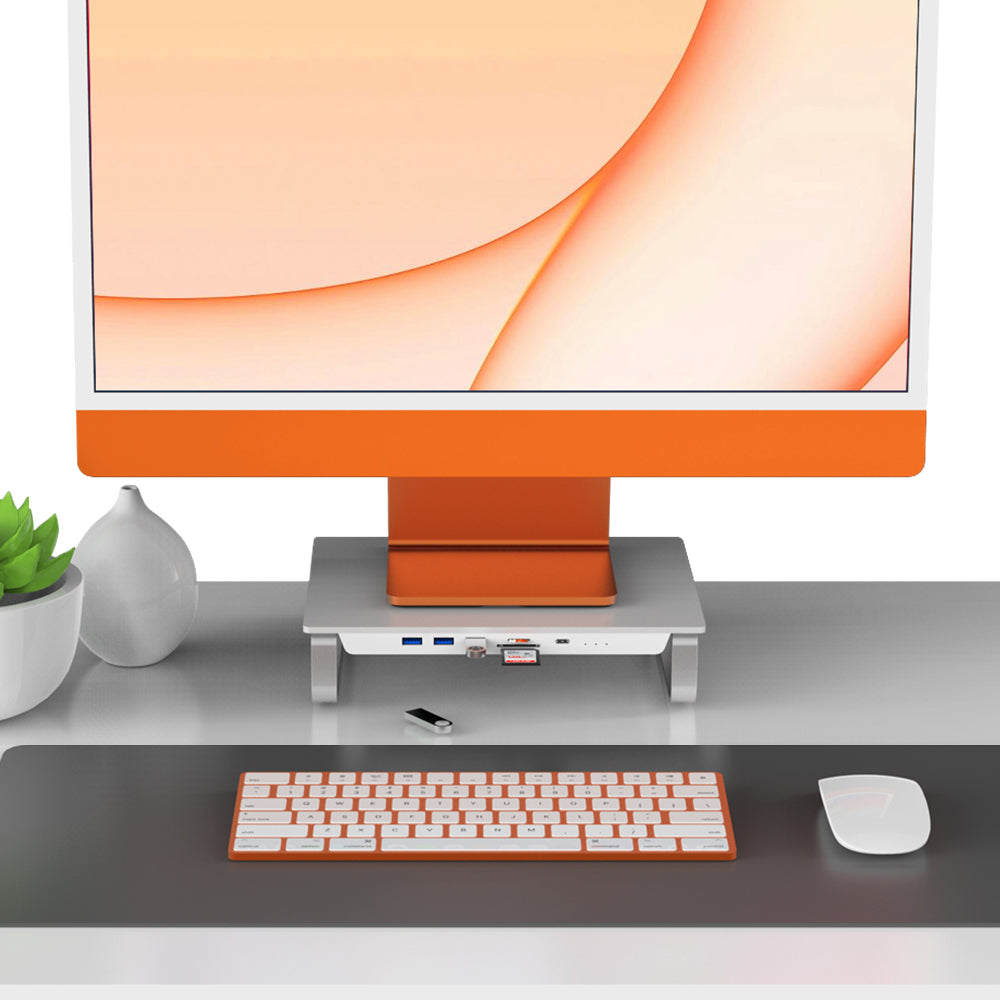 UH35 - Monitor Stand Hub with SSD Enclosure – Qwiizlab